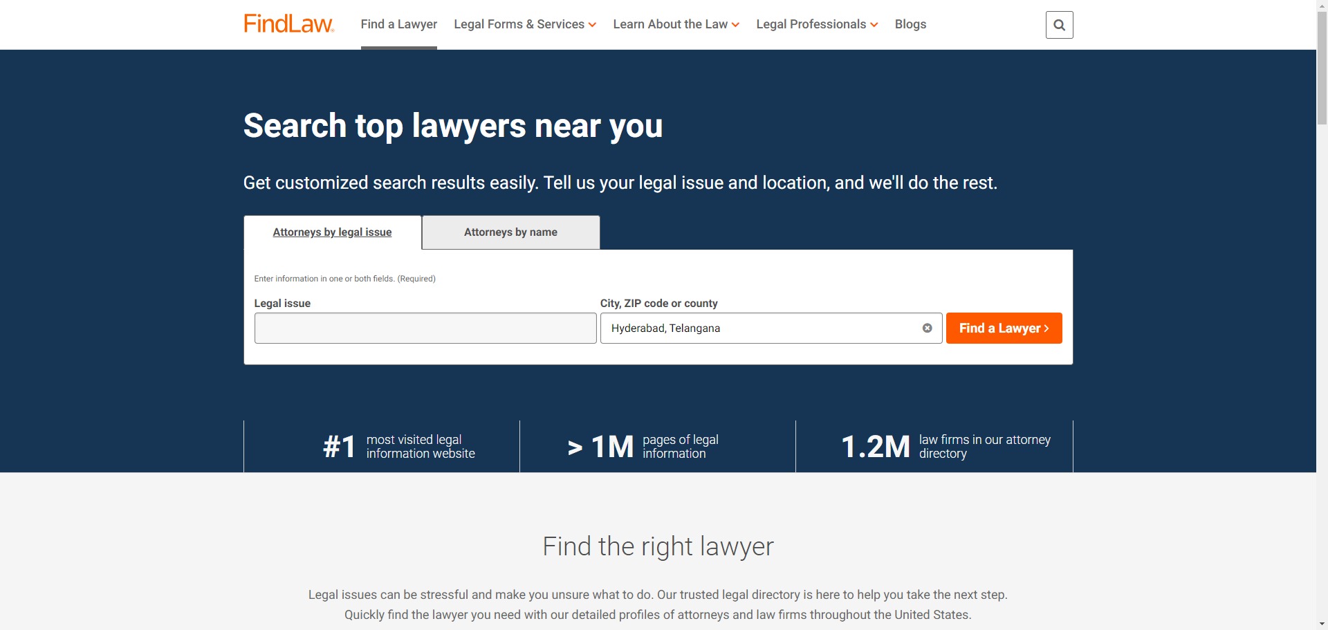 FindLaw Directory - Legal Catalog