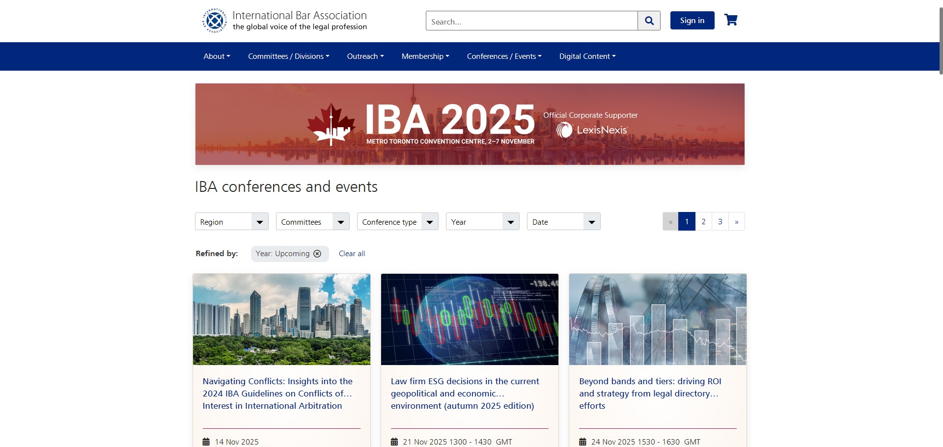 IBA Annual Conference - Legal Catalog